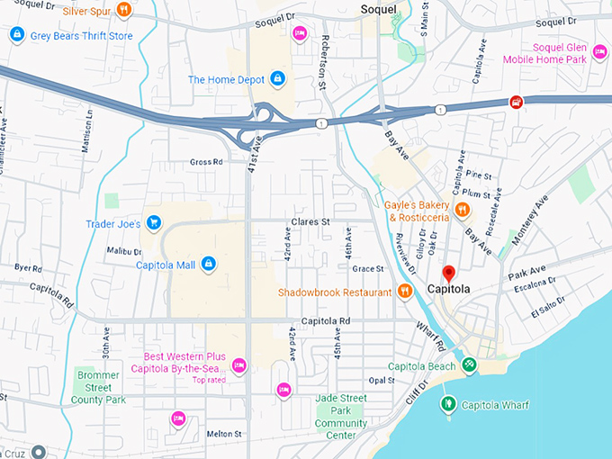 16. capitola map