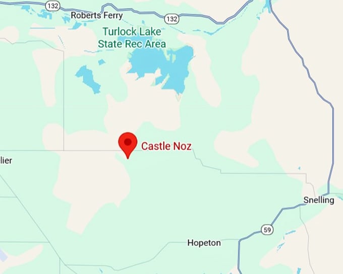 16. castle noz map