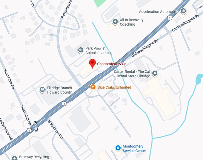 16. cheesesteak & co. map
