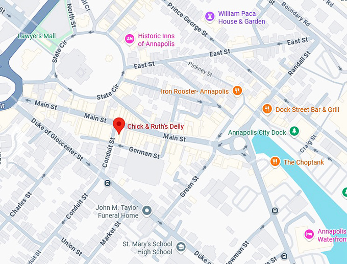 16. chick & ruth's delly map