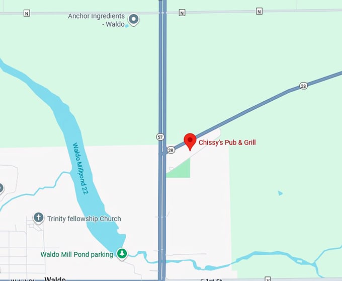 16. chissy's pub & grill map