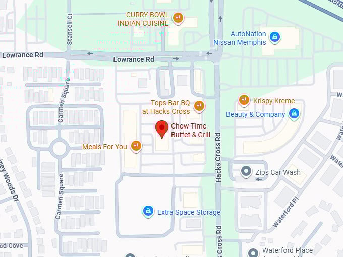 16. chow time buffet & grill map