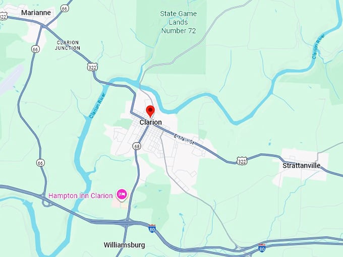 16. clarion map