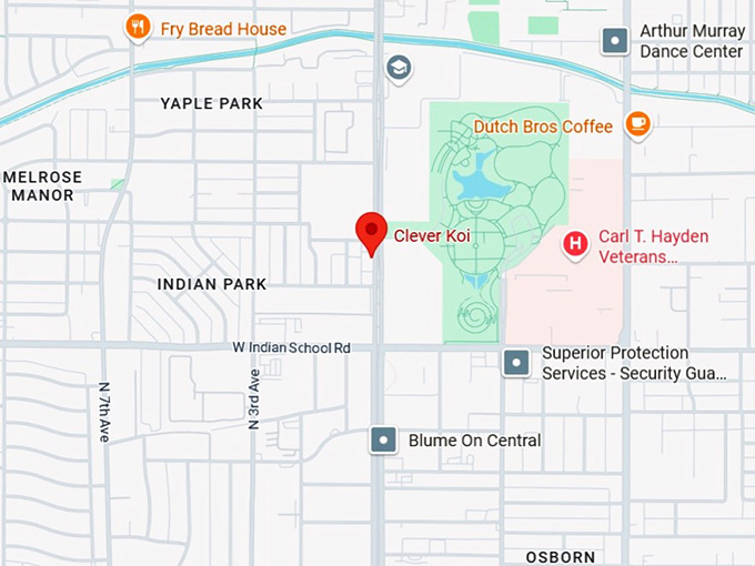 16. clever koi map