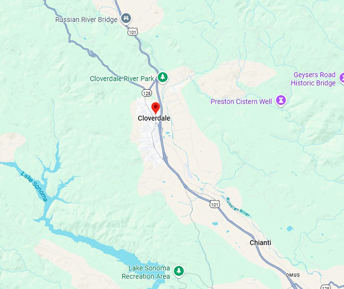 16. cloverdale map