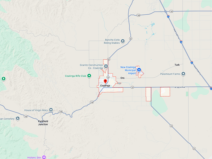 16. coalinga map