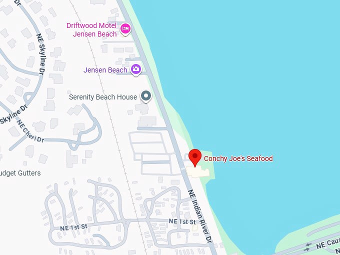 16. conchy joe's seafood map