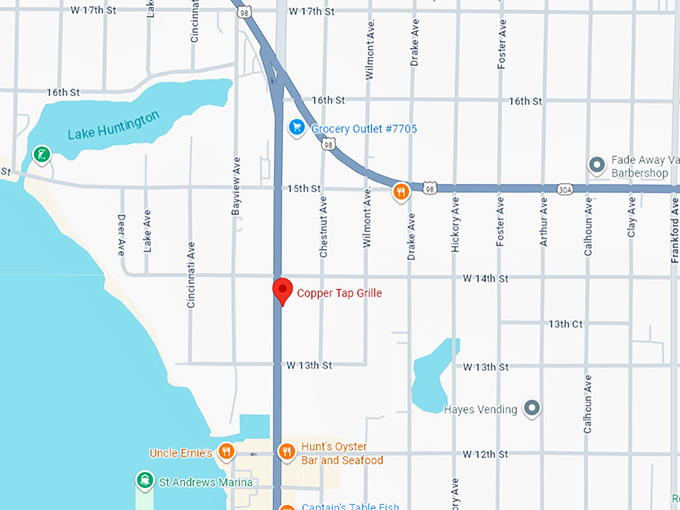 16. copper tap grille map