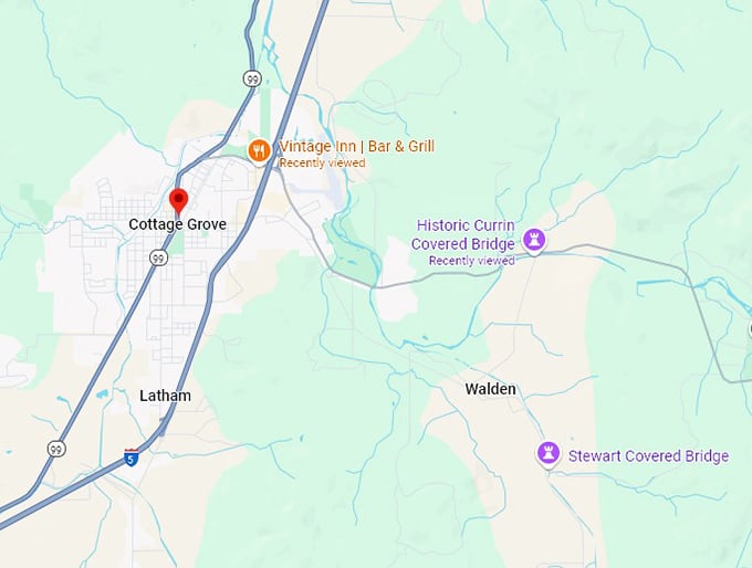 16. cottage grove map