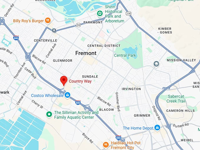 16. country way map