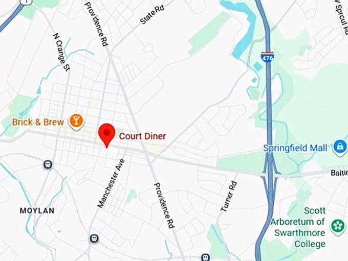 16. court diner map