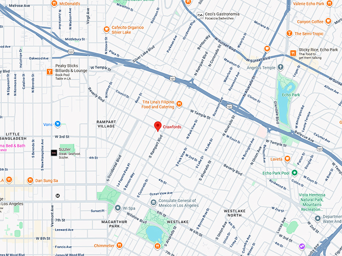 crawfords map