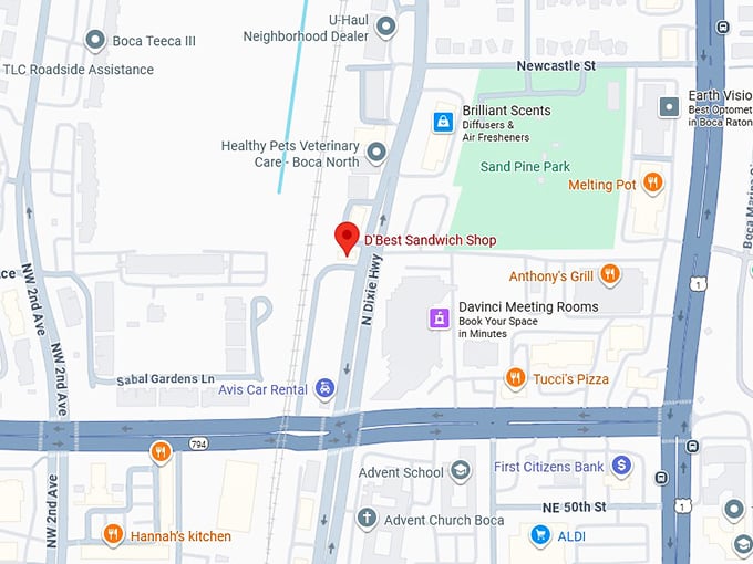 16. d’best sandwich shop map