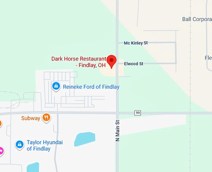 16. dark horse restaurant findlay, oh map