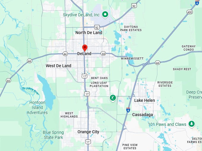 16. deland map