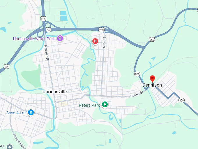 16. dennison map
