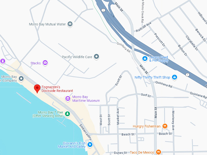 16. dockside restaurant map