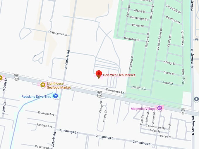 16. don wes flea market map