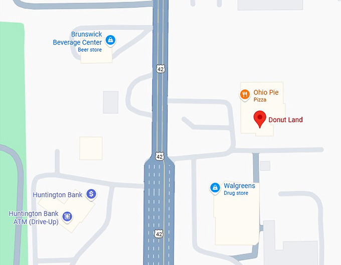 16. donut land map