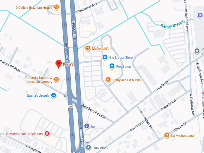 16. doyle’s restaurant map