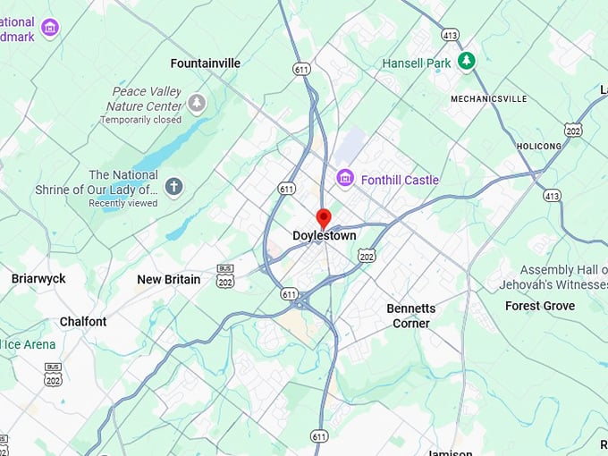16. doylestown map
