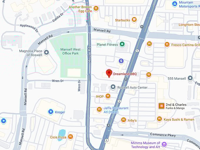 dreamland bbq map