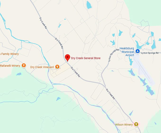 16. dry creek general store map