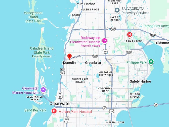 16. dunedin map
