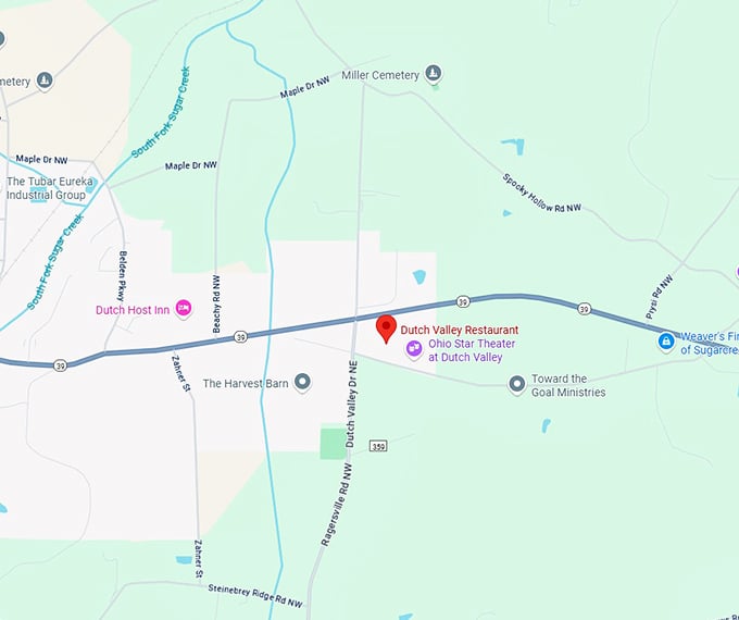16. dutch valley restaurant map