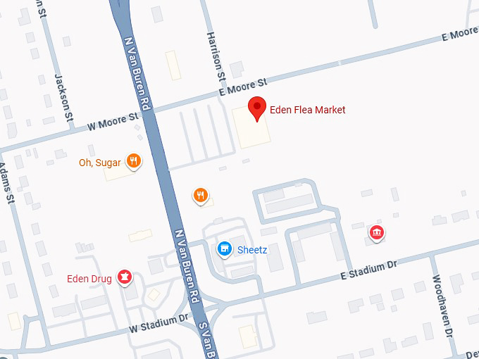 16. eden flea market map