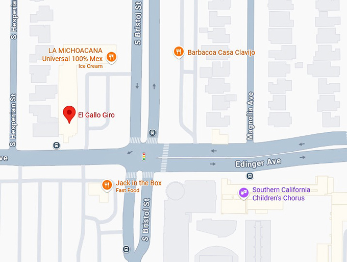 16. el gallo giro map