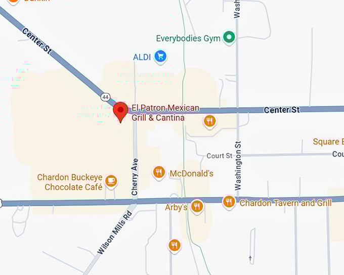 16. el patron mexican grill & cantina map