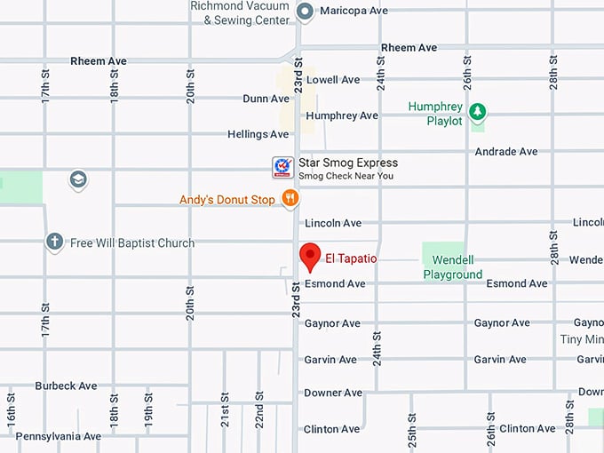 16. el tapatio map