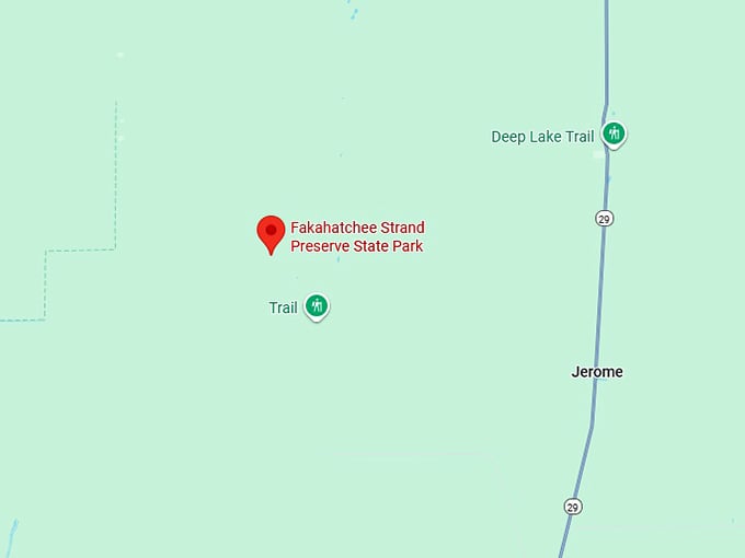 16. fakahatchee strand preserve state park map