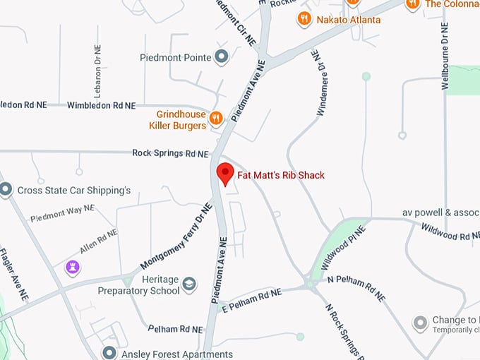 16. fat matt's rib shack map