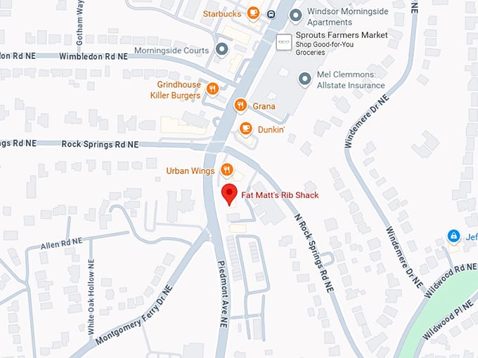 16. fat matt's rib shack map