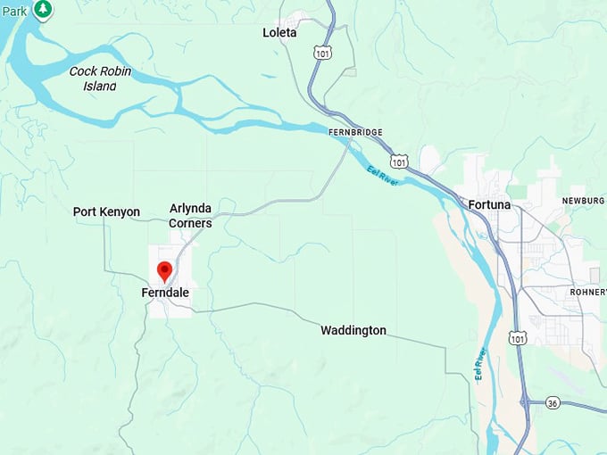 16. ferndale map