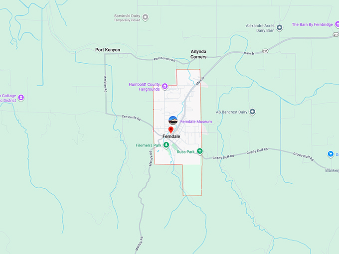16. ferndale map