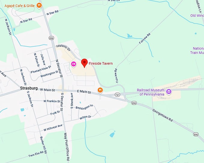 16. fireside tavern map