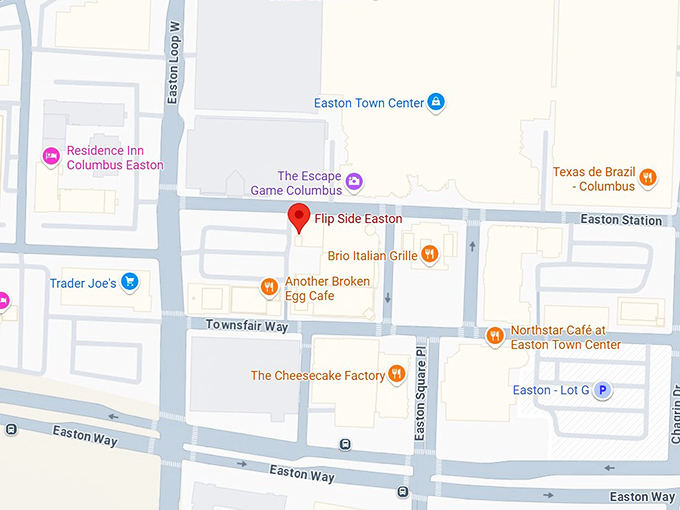 16. flip side easton map