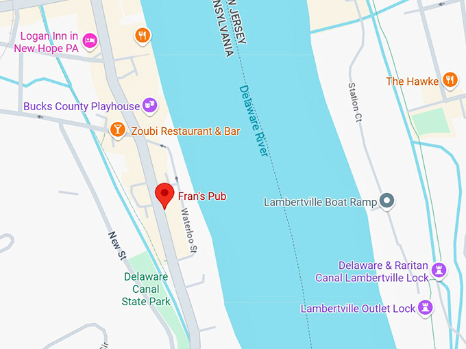 16. fran's pub map