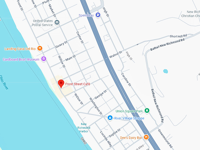 16. front street café map