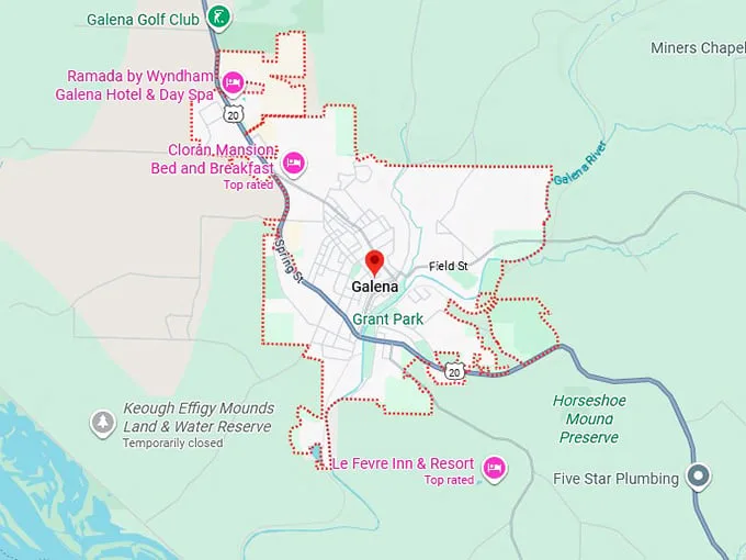 16. galena il map