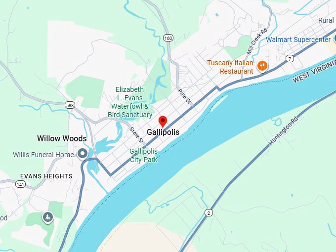 16. gallipolis map