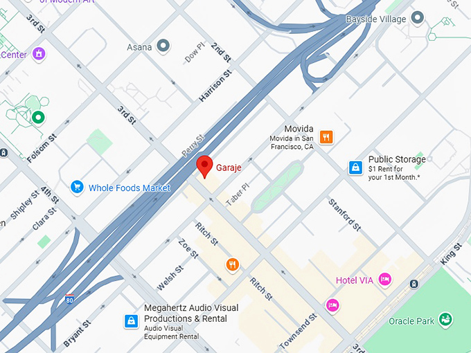 16. garaje map