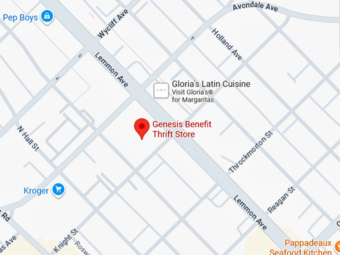 16. genesis benefit thrift store map