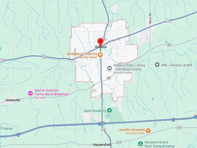 16. geneva, oh map