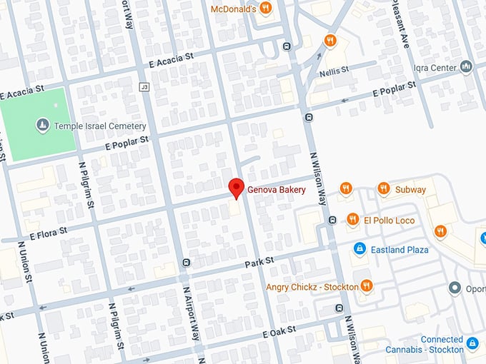 16. genova bakery map