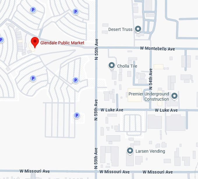 16. glendale public market map