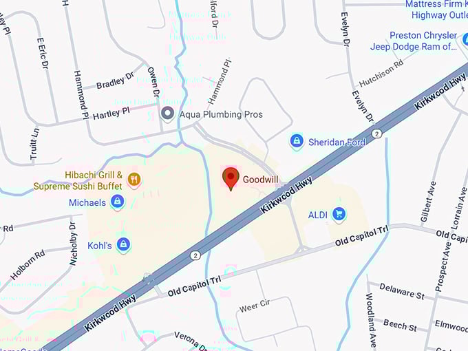 16. goodwill (kirkwood hwy) map